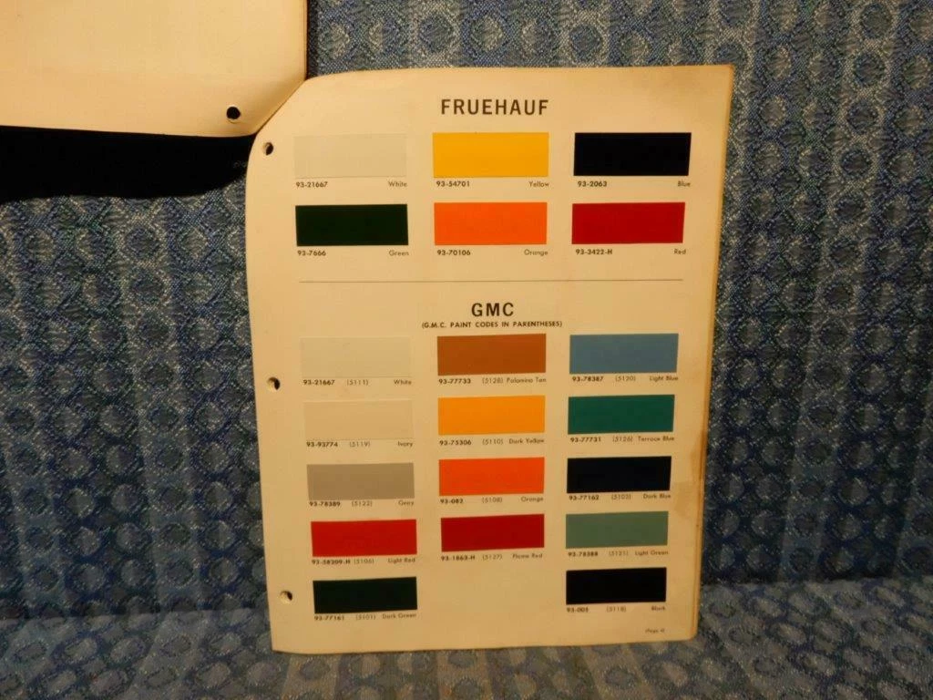 1965 Gm Interior Colors