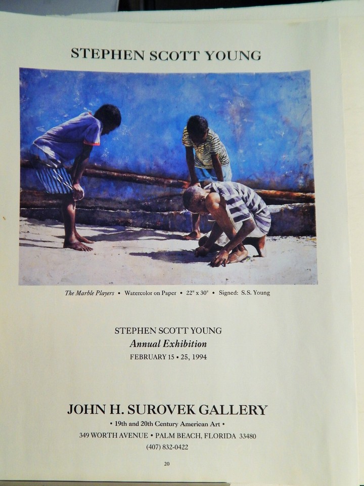 CLAUDE R HIRST / STEPHEN S YOUNG ART PIECES VTG ORIG 1994 ADVERTISEMENT ...