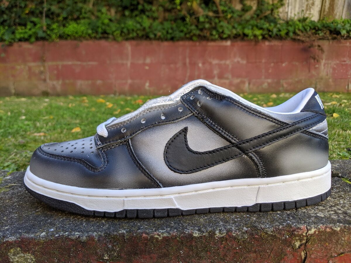 DS NIKE DUNK LOW ERIC HAZE BLACK sz 9 flyknit 87 95 force DS NIKE DUNK LOW ERIC HAZE BLACK sz 9 flyknit 87 95 force