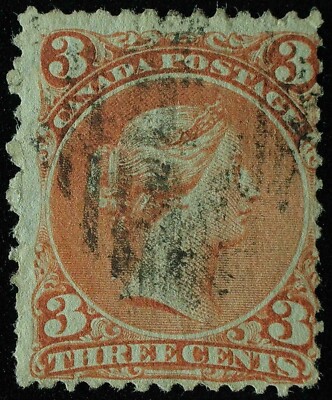 Canada - QV - 1868 - 3c red-brown - ULH - SG 49 | eBay