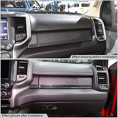 Dashboard Instrument Panel Strip Decor Cover Trim for Dodge Ram 1500 ...