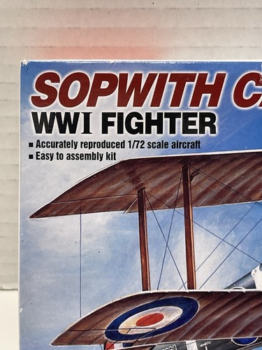 Academy 1/72 Sopwith Camel WWI Fighter Plastic Model Kit [12447] Open ...