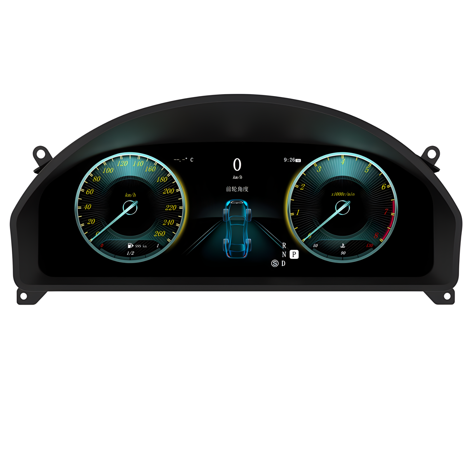 Digital Instrument Gauge Cluster Dashboard For Mercedes Benz C-Class ...