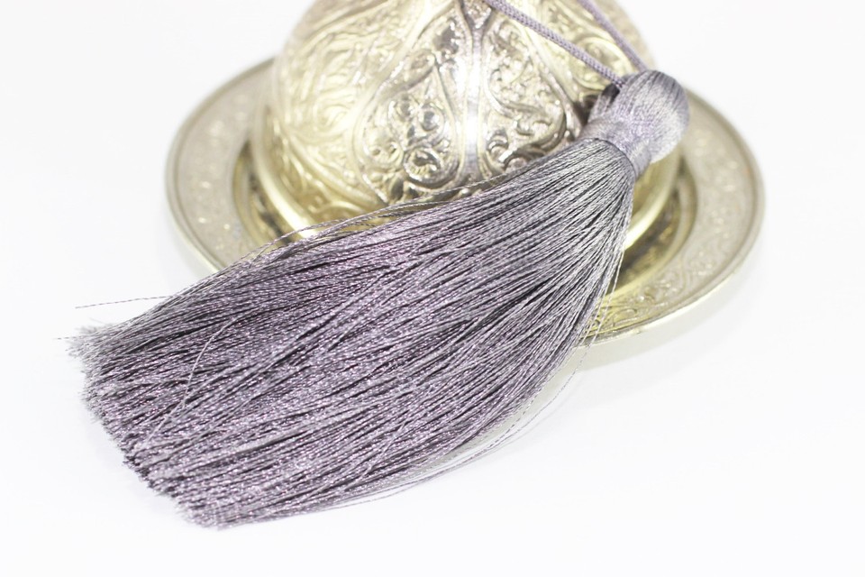10 pcs HQ Extra Large Silky Tassel, 100% Turkish Product 110 mm Large ...