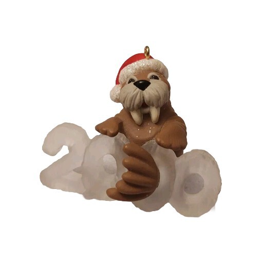 Hallmark Keepsake 2000 Walrus Cool Decade Santa Hat #1 In Series ...
