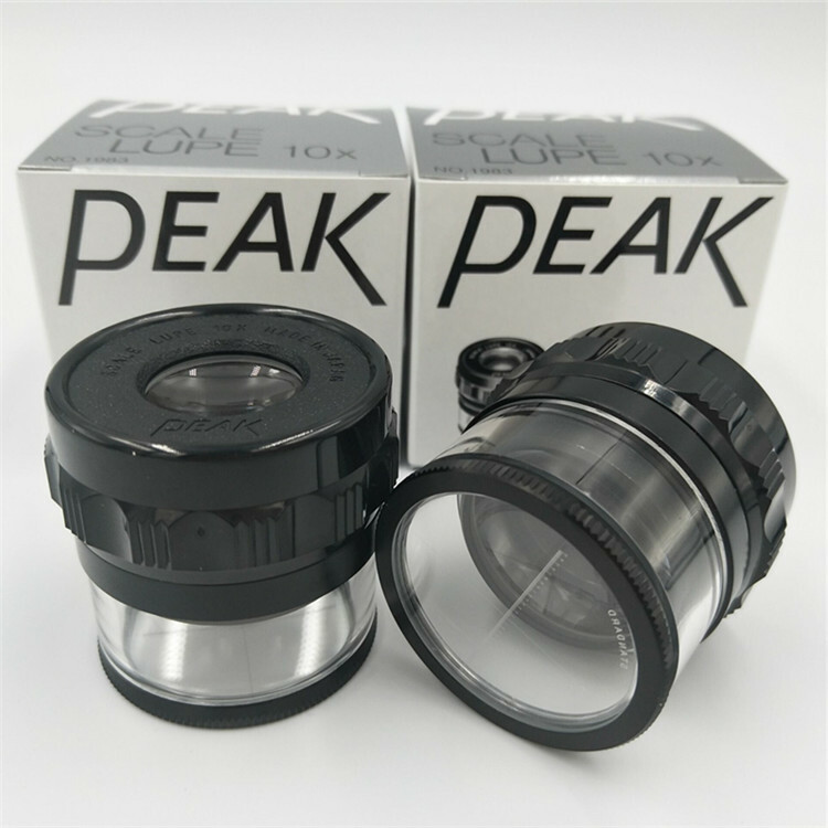 1983-10X Original PEAK Scale Loupe 10x Portable Magnifier With Standard ...