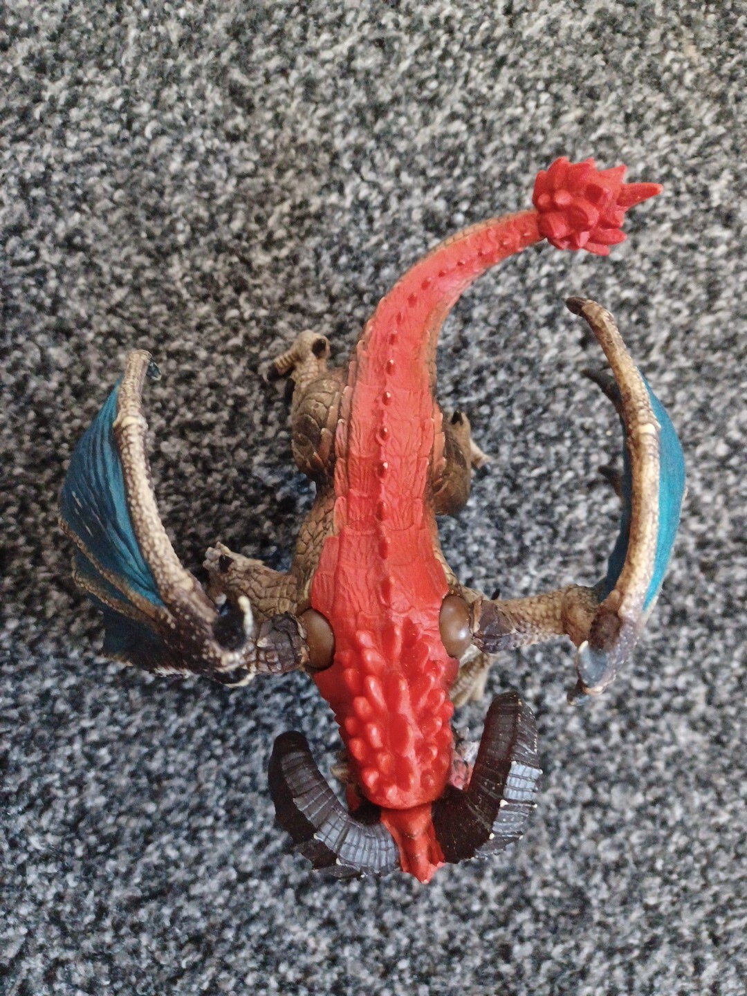 SCHLEICH Battering Ram Horned Dragon Figure Eldrador Knights ...