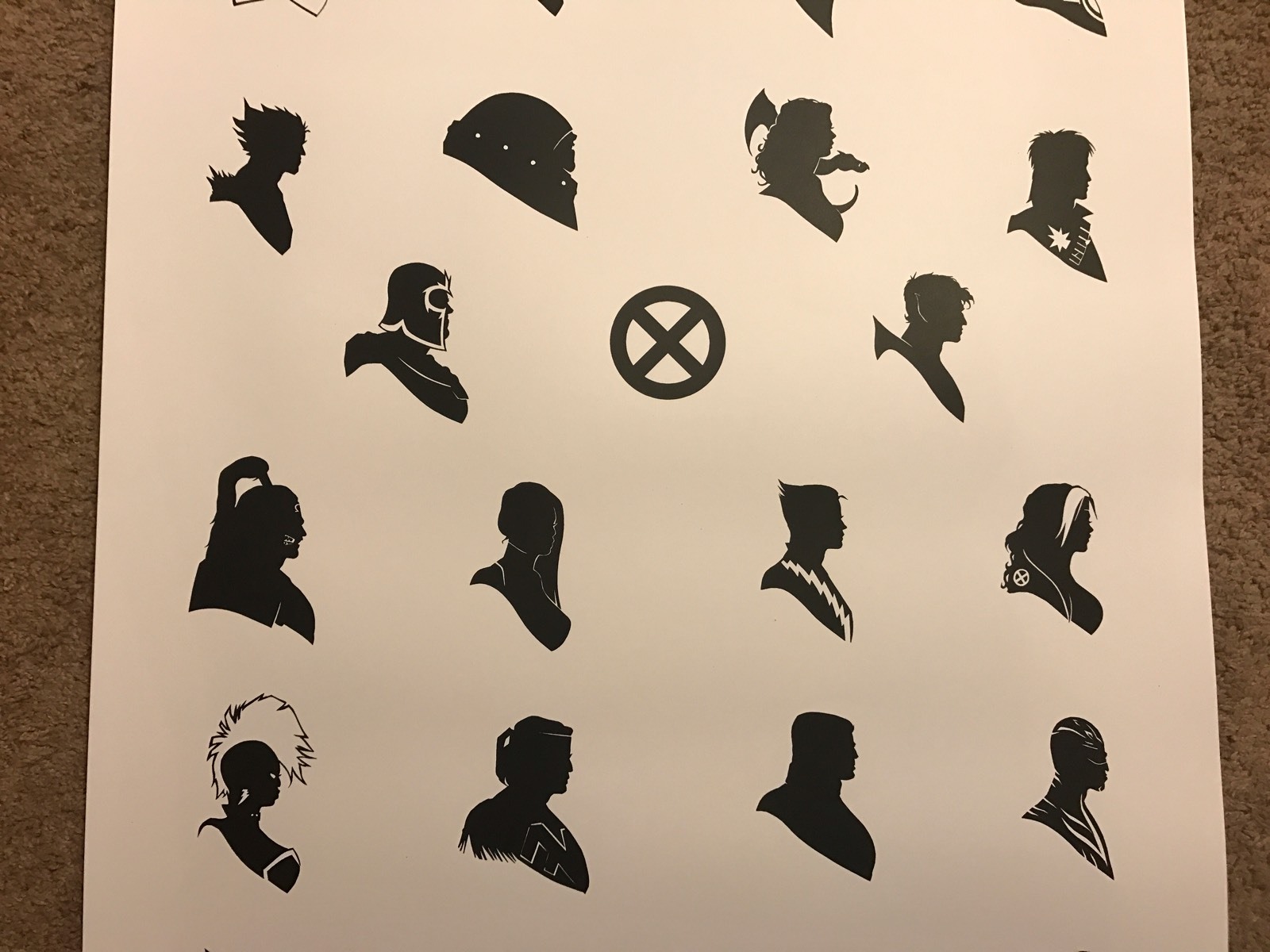 X-Men AZ Print Poster Mondo Movie Marvel Comics Wolverine Uncanny ...