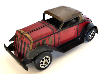 Vintage Marx Fire Chief Friction Action Toy Sedan American, Circa 1930 ...