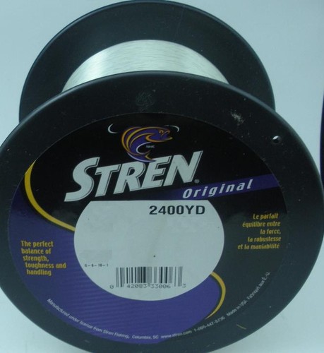 Stren BSS30 30 Lb Test Bulk Spool Monofilament Line 2400 Yards ...