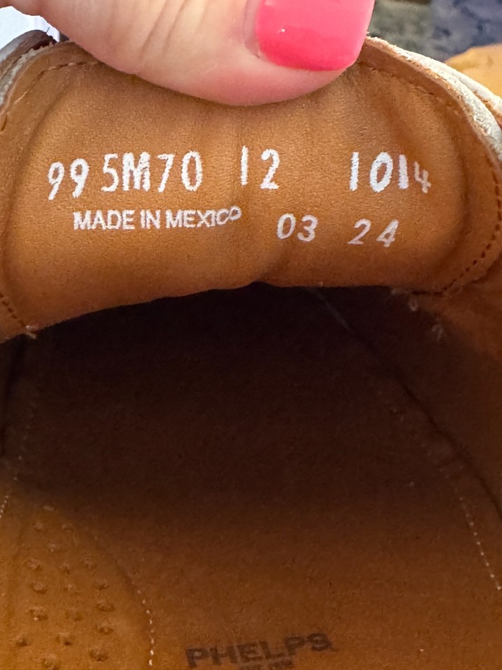 NEW Phelps Men's White Bucks Leather Oxford Shoes Sz 12 Classic | eBay