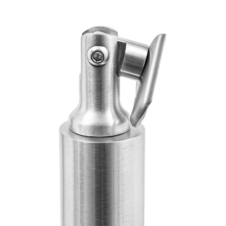 316 Stainless Steel Modern Sanding Corner Column Post for Glass Railing ...