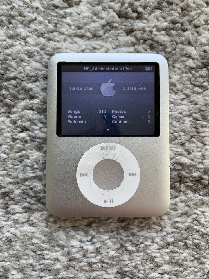 Apple iPod Nano 3rd Generation A1236 4GB Silver Tested Working | eBay
