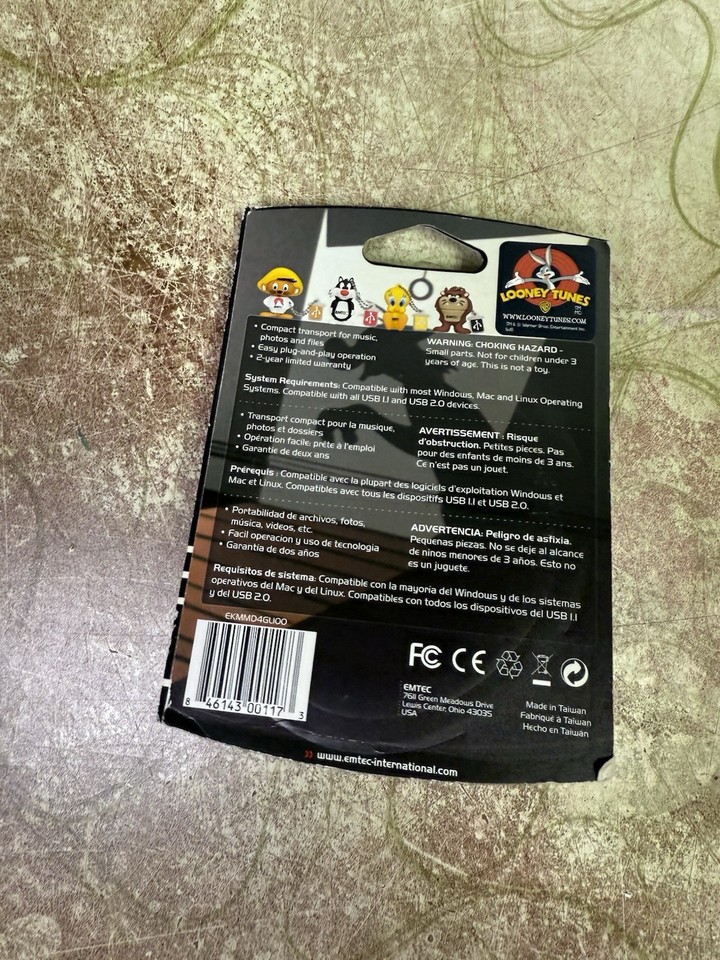 NEW Looney Tunes EMTEC Speedy Tweety Bird figure 4GB USB 2.0 Flash ...