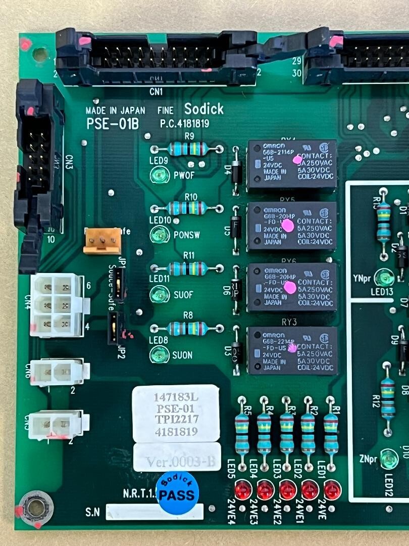 Sodick PSE-01B Circuit Board 4181819 Version 2 for sale online | eBay