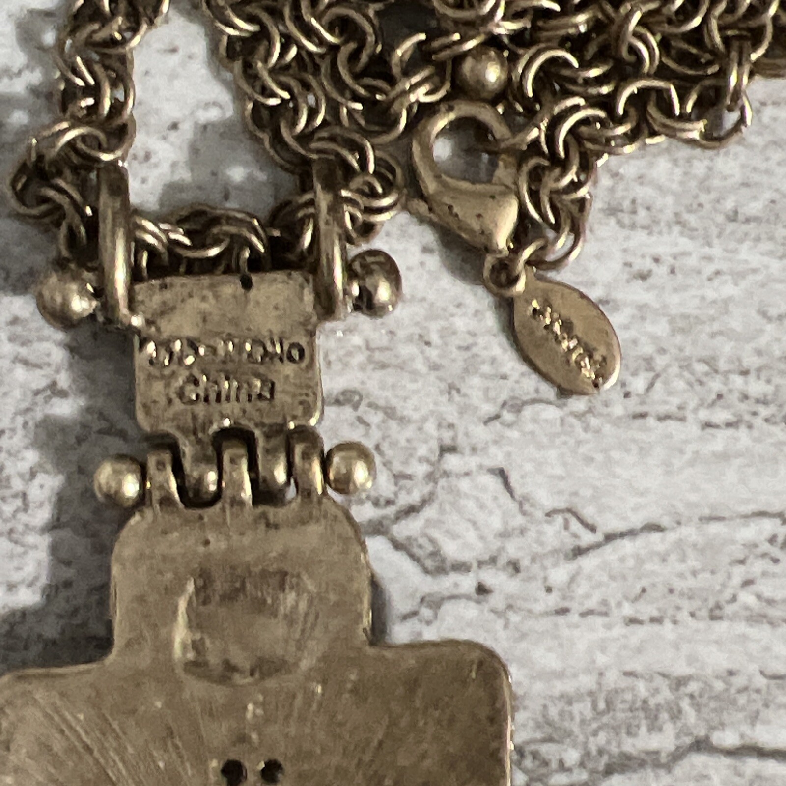 QVC Dell'Olio Statement Necklace Colorful Maltese Cross Pendant Jewels ...