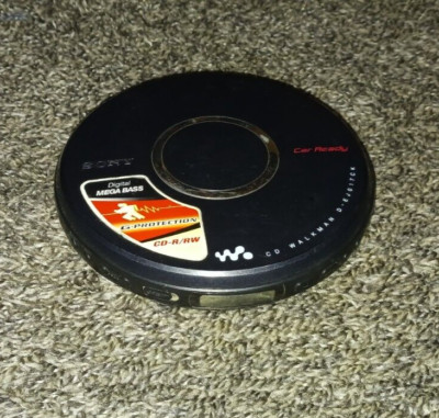 SONY DEJ017CK Discman Portable CD Player Car Ready CDRW Digital Mega ...