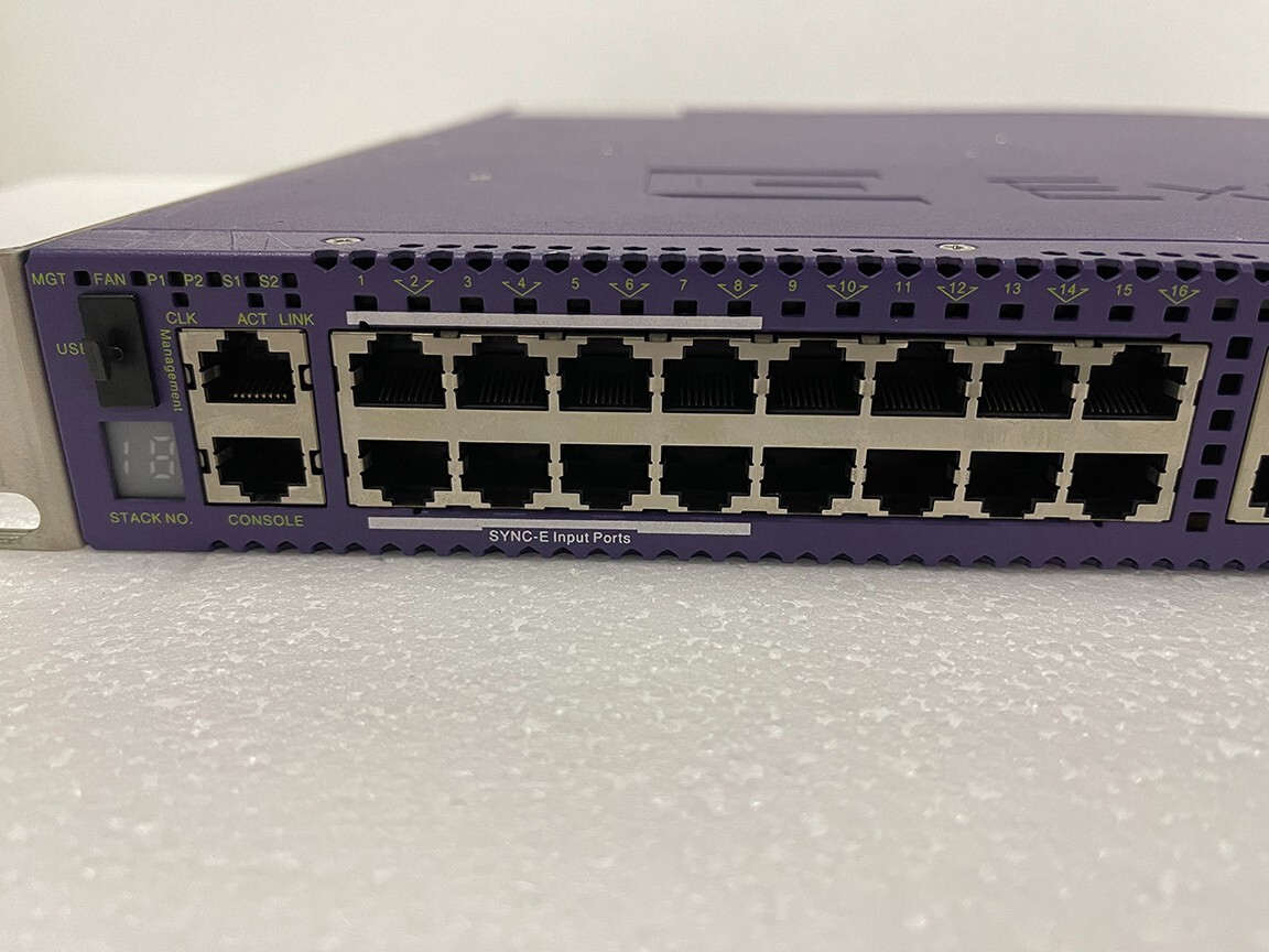 Extreme X460-G2-24T-10GE4 24x 1G RJ45 and 4x 10G SFP+ Ports Switch W ...