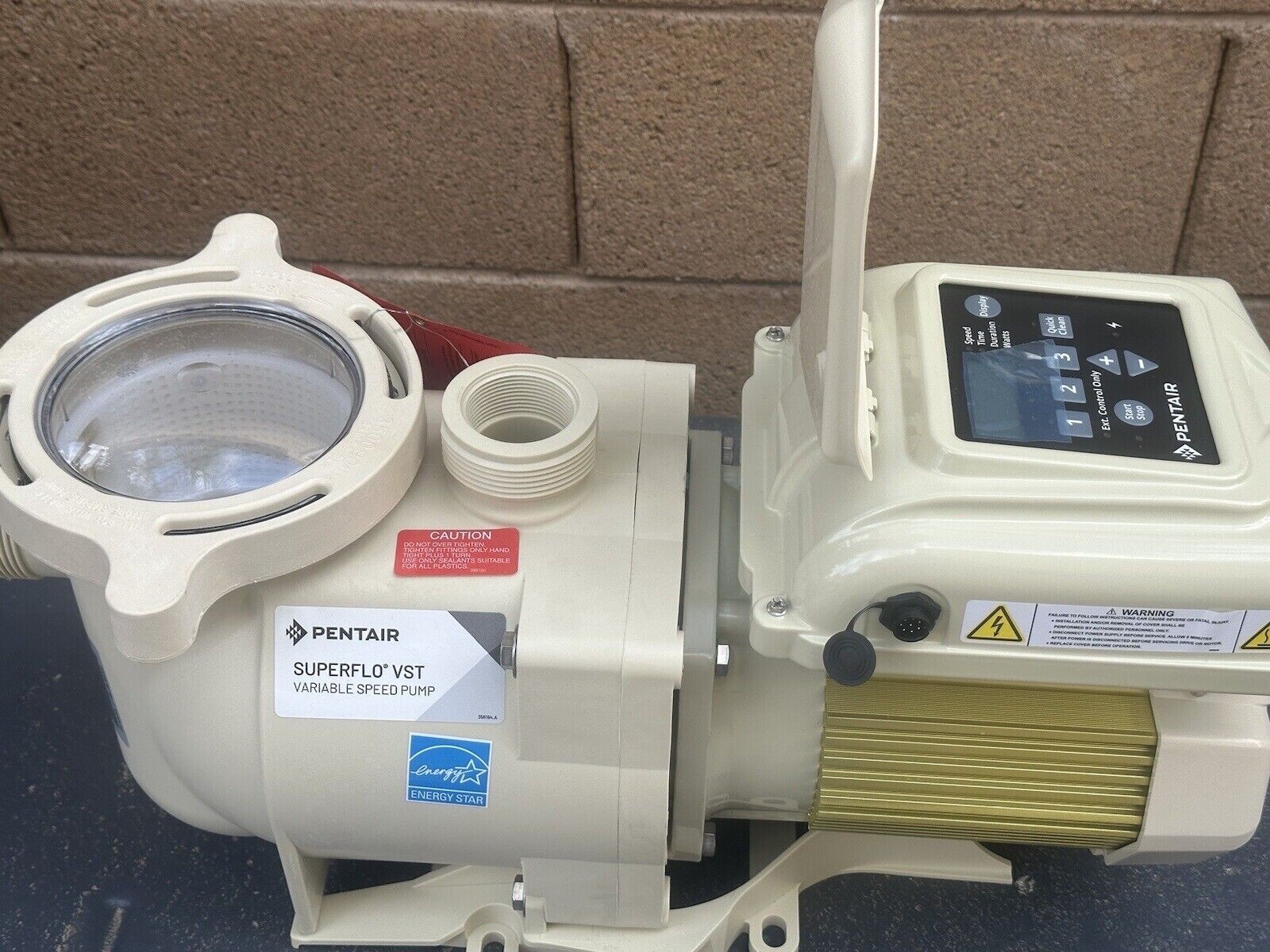 Pentair MPM SuperFlo Variable Speed Pool Pump (342002) vst 1.5 ALM 2 ...
