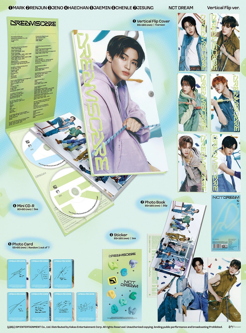 [1P] NCT DREAM - 4th Full Album [DREAMSCAPE] (Vertical Flip Ver.) Mini ...