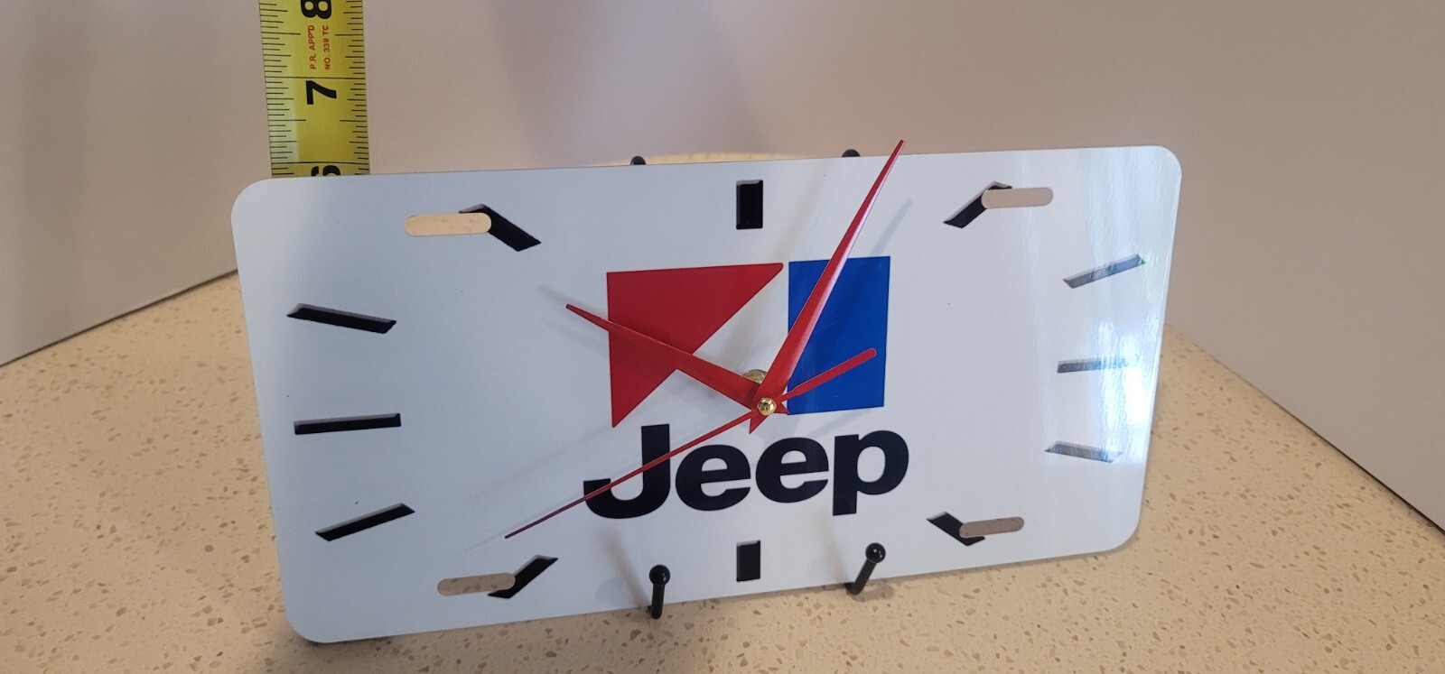 vintage Jeep Amc automotive wall clock Rare license plate Cj Cj7 Cj5 ...