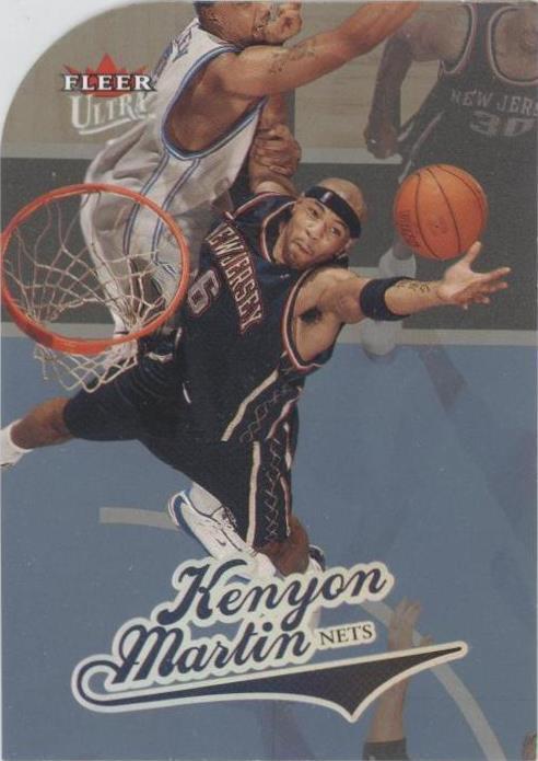 2004-05 Fleer Ultra - Kenyon Martin #60 Platinum Medallion Missing ...