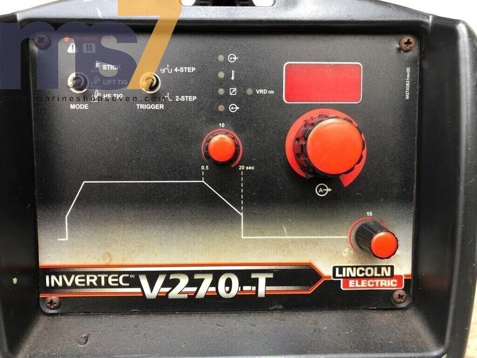 LINCOLN ELECTRIC V270 INVERTER FOR TIG DC WELDING MACHINE 270 AMPS 400V ...