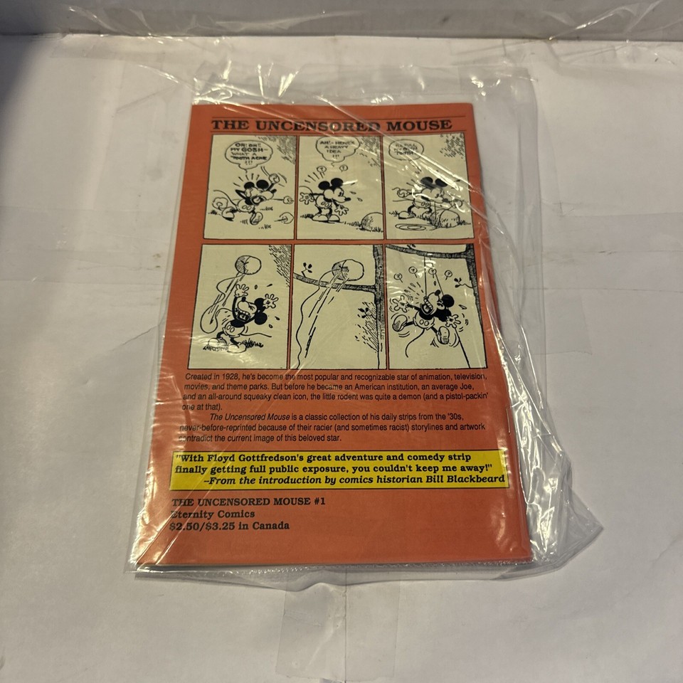 THE UNCENSORED MOUSE #1—1st Disney MICKEY MOUSE Comic Strips Jan-Mar ...