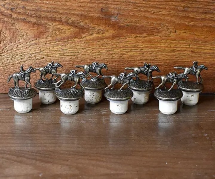 New Blanton's Bourbon Complete Set of 8 Top Stoppers Cork Toppers | eBay