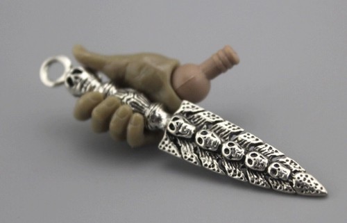 1/6 Scale Skeleton Blade Dagger 1Pair Held Weapons Model for 12" Action ...