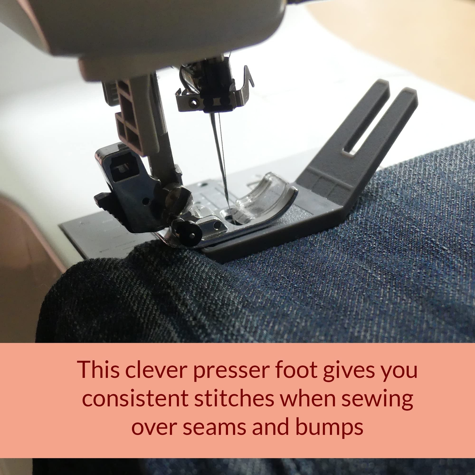 Bulky Seam Jumper – Hump Jumping Button Sewing Tool and Flush Plate ...