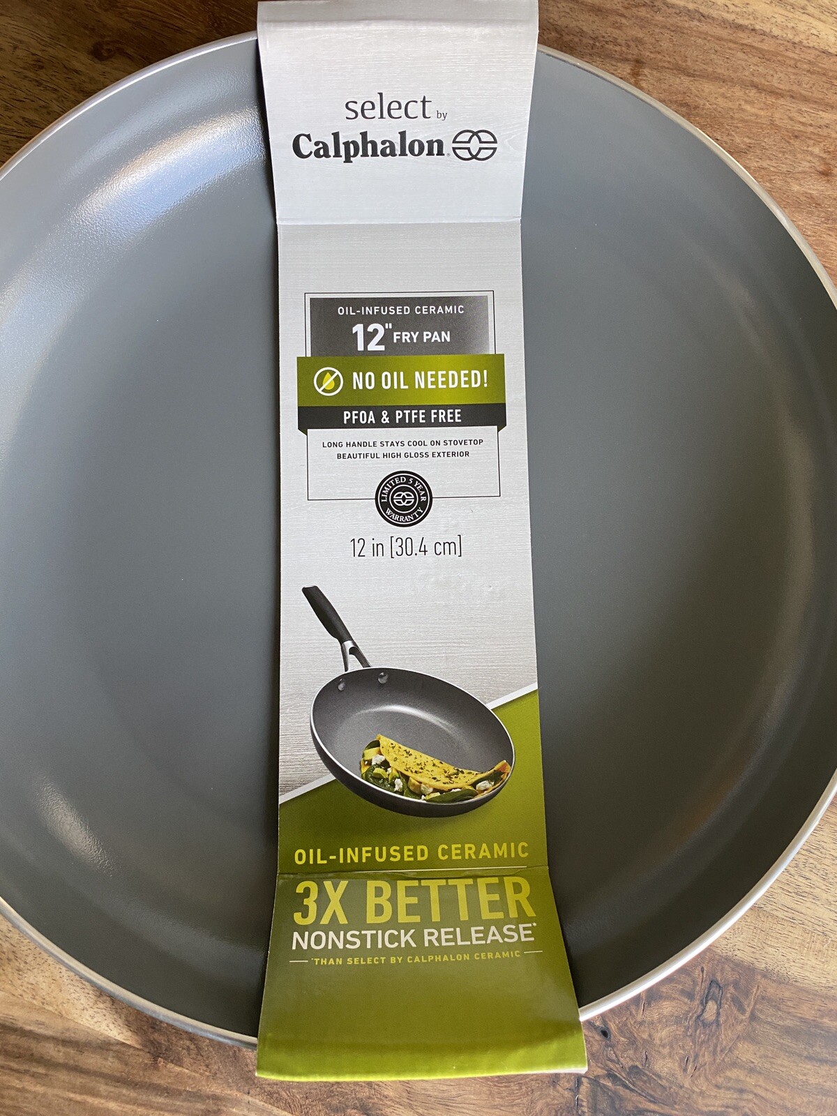 Select by Calphalon 12" Oil Infused Ceramic Fry Pan | eBay