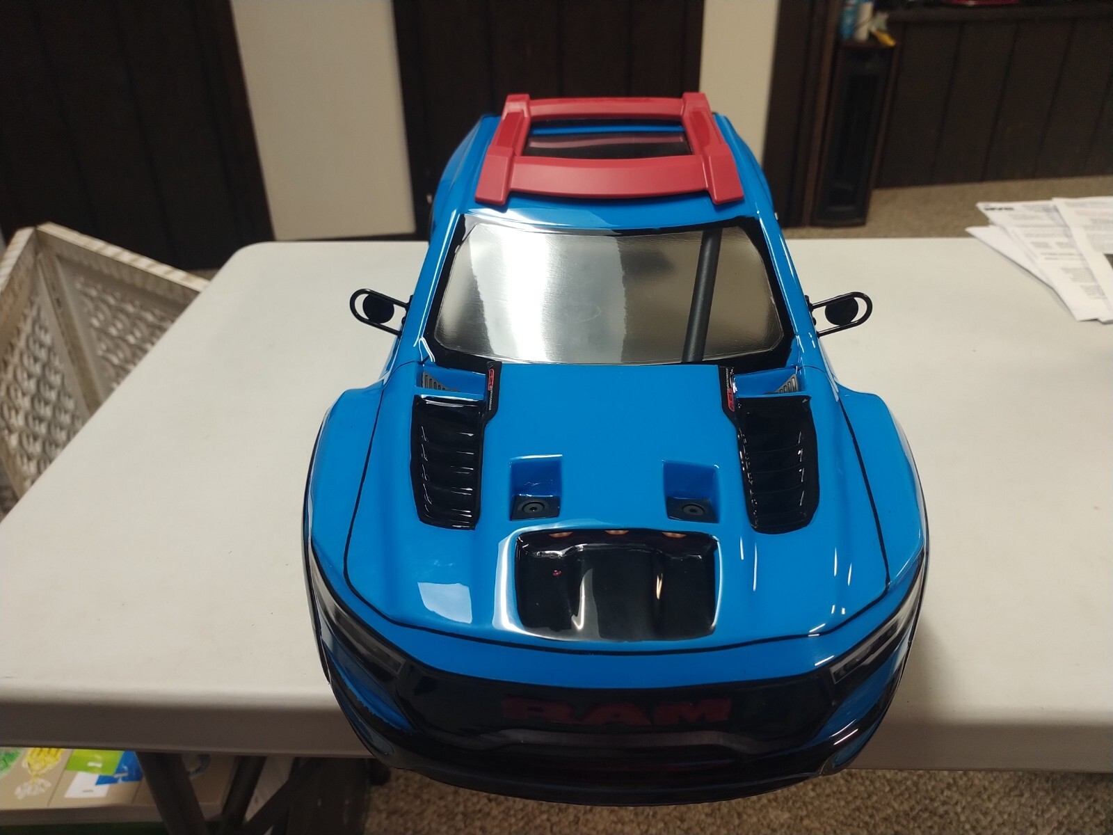 Custom Painted Traxxas XMAXX, RC Body With Mount, Roof Skid Plate RC ...