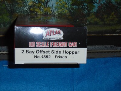 nATLAS HO SCALE #1852 2-BAY OFFSET SIDE HOPPER FRISCO #90801 | eBay