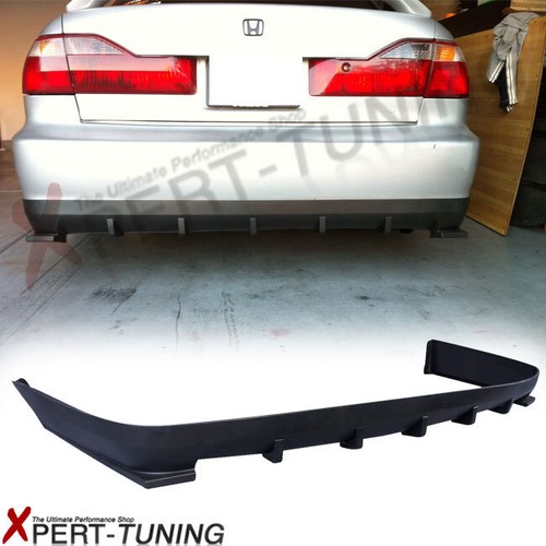 Fits 98-02 Honda Accord 4Dr HC1 Style Rear Bumper Lip Spoiler ...