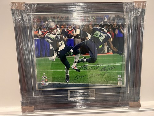 Malcolm Butler SB XLIX Game Winning Int Autographed Inscribed 16x20 Coa ...