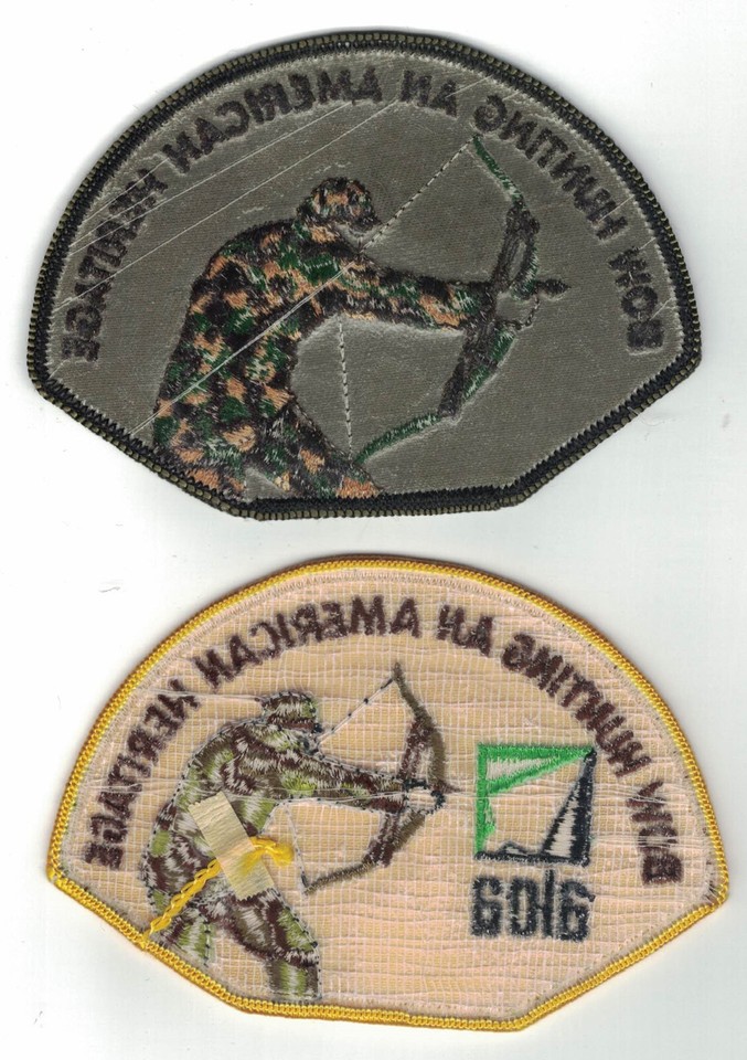 2 Shoulder Patches - Bow Hunting an American Heritage | eBay