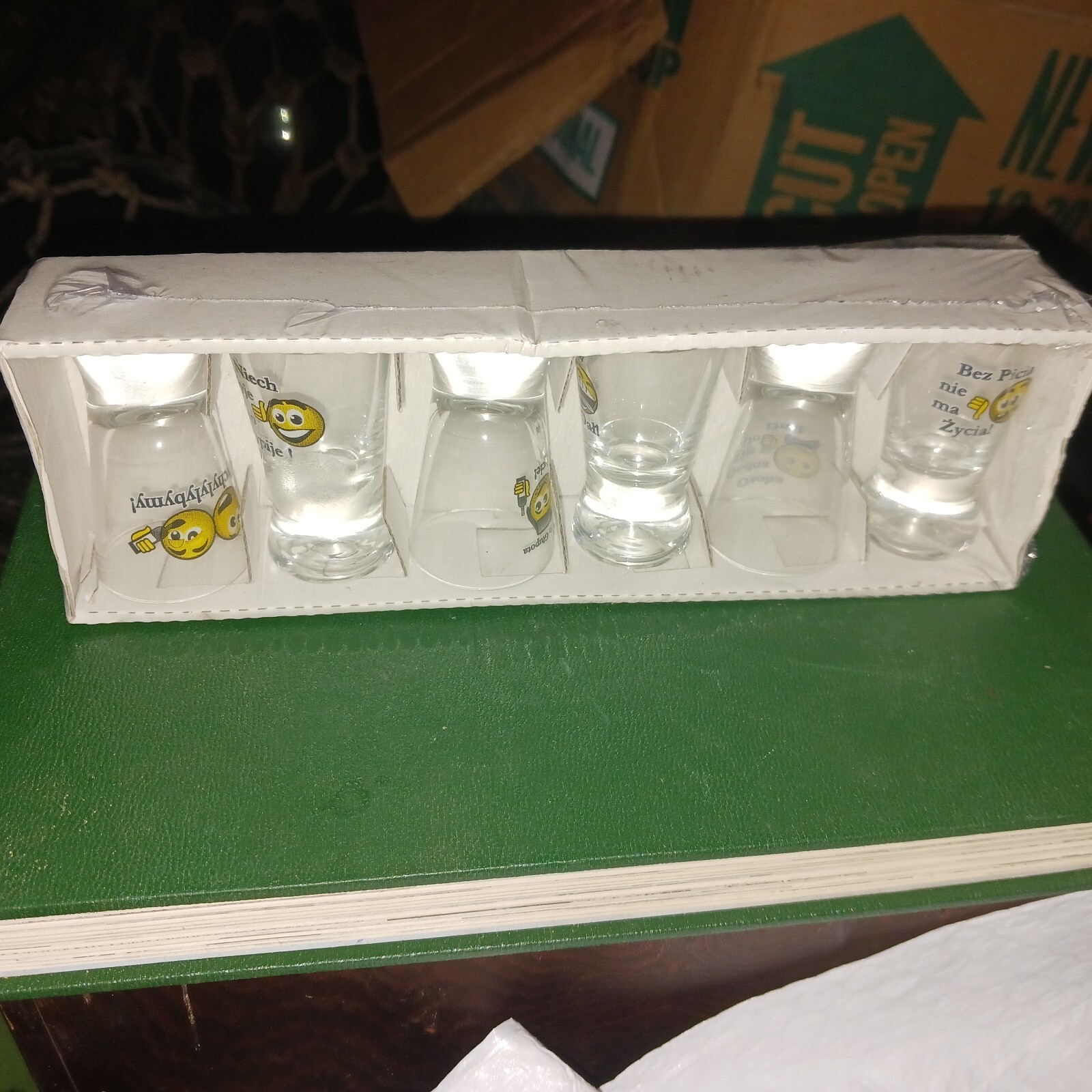 Polish Shot Glasses Smiley Faces Set Of 6 | eBay