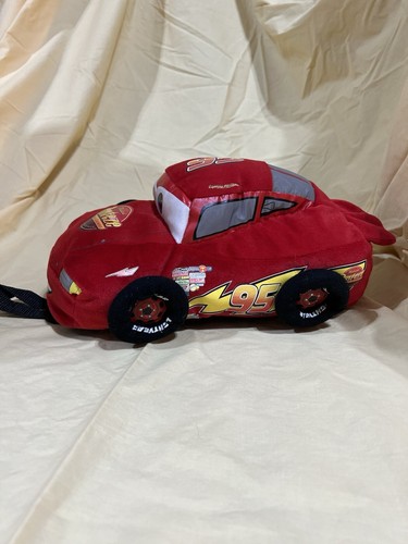 Disney Pixar Cars Lightning McQueen Plush Rust-eze Backpack Kids Bag ...