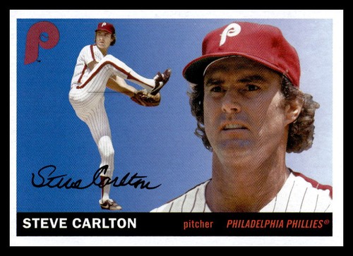 2020 Topps Archives Steve Carlton 1955 Design 5 Philadelphia Phillies ...