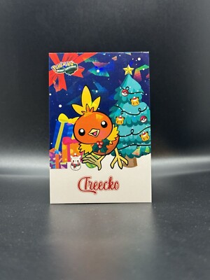 Torchic (Treecko Error) Pokemon Database Christmas Set Cracked Ice Holo ...
