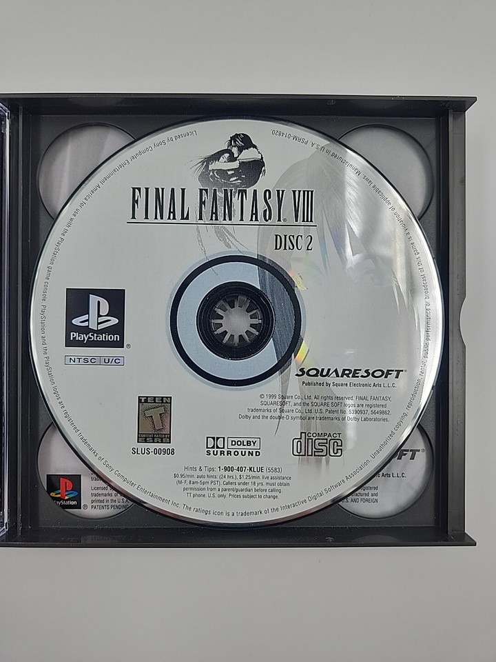 Final Fantasy VIII PS1 PlayStation 1 Complete CIB + Mini-Walkthrough | eBay
