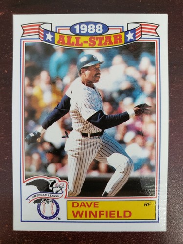 1988 Topps All-Star Game Commemorative Set Dave Winfield Baseball Card ...