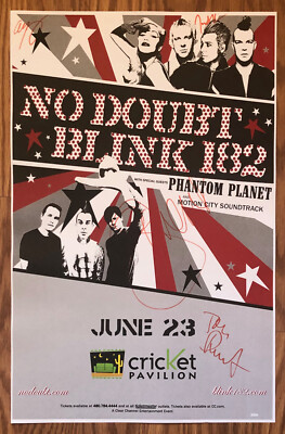 No Doubt Poster Signed In Person 2004 | eBay