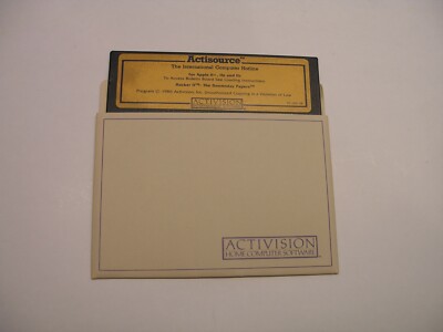 Original Hacker II Disk by Activision for Apple IIe, Apple IIc, Apple ...