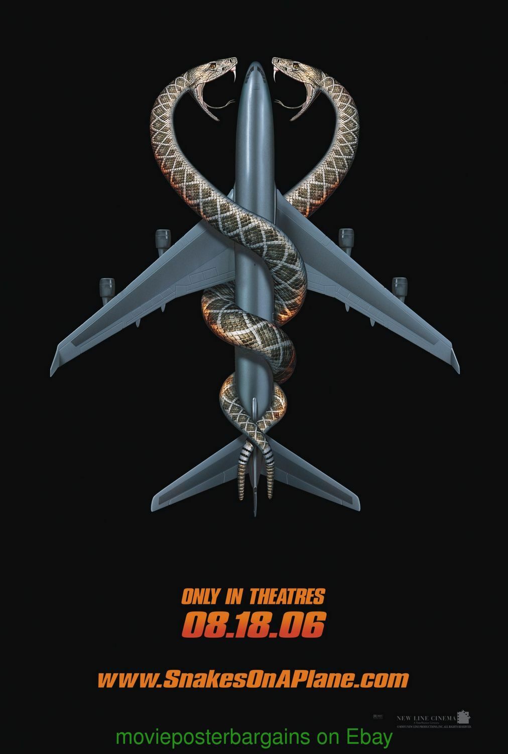 ANACONDA + SNAKES ON A PLANE + ANACONDAS MOVIE POSTER SUPER SNAKE SSSS ...