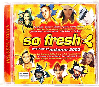 So Fresh: The Hits Of Autumn 2003 - CD | eBay Australia