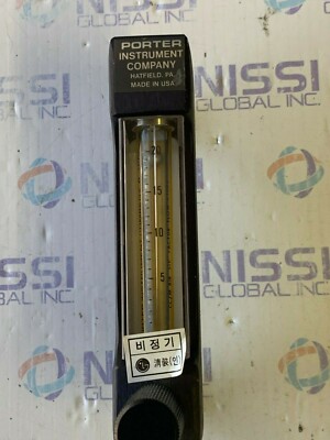 PORTER INSTRUMENT COMPANY B-1206 FLOW METER | eBay