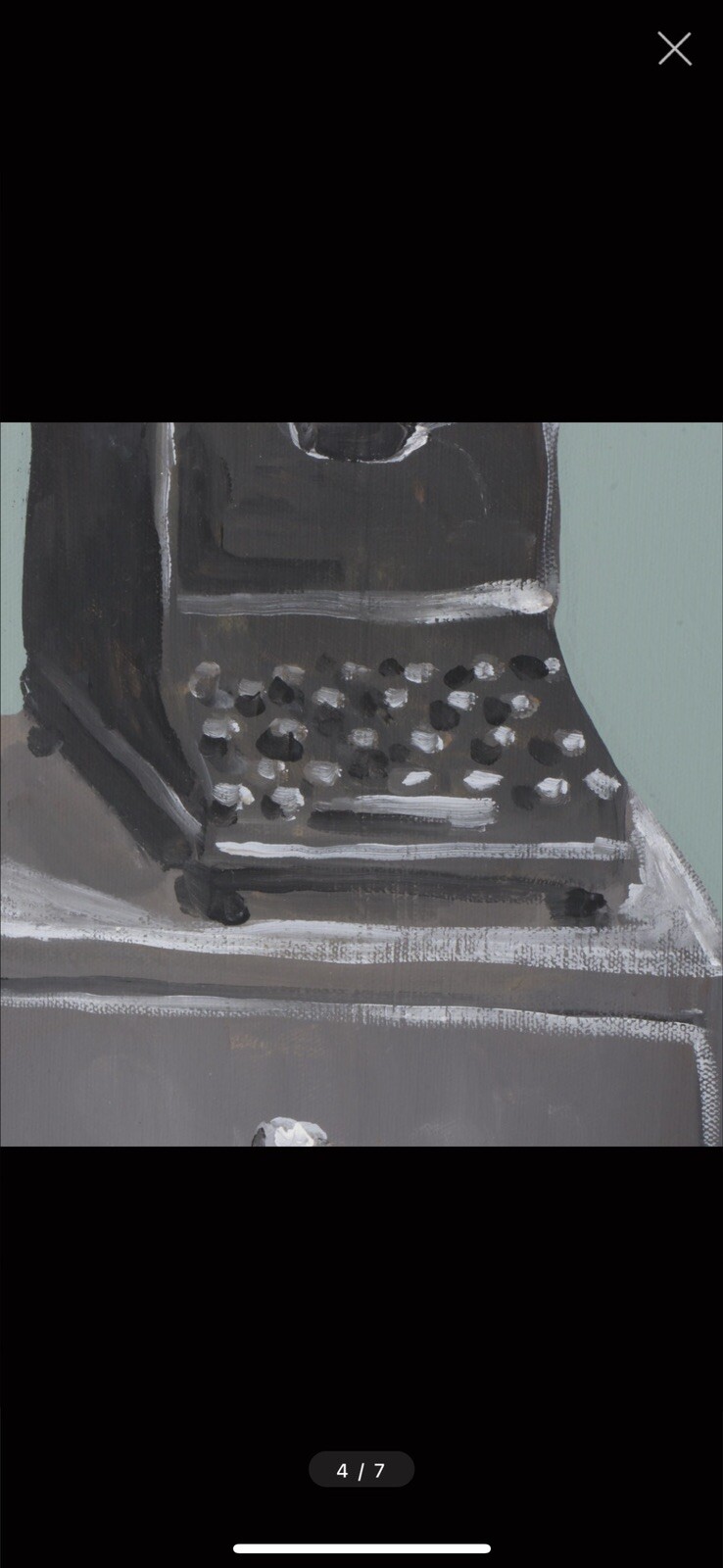 2015 Aaron Wooten Acrylic Painting On Canvas “The Typewriter” Large | eBay