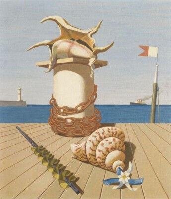 Surreal Nautical Seaside Print – Edward Wadsworth 1935 Maritime Modern ...